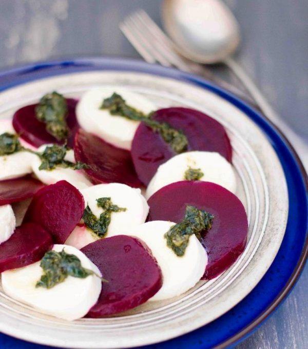 Beet Caprese Salad - Goodtaste with Tanji