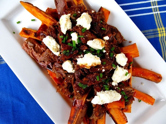 Braised Lamb Poutine - Goodtaste with Tanji
