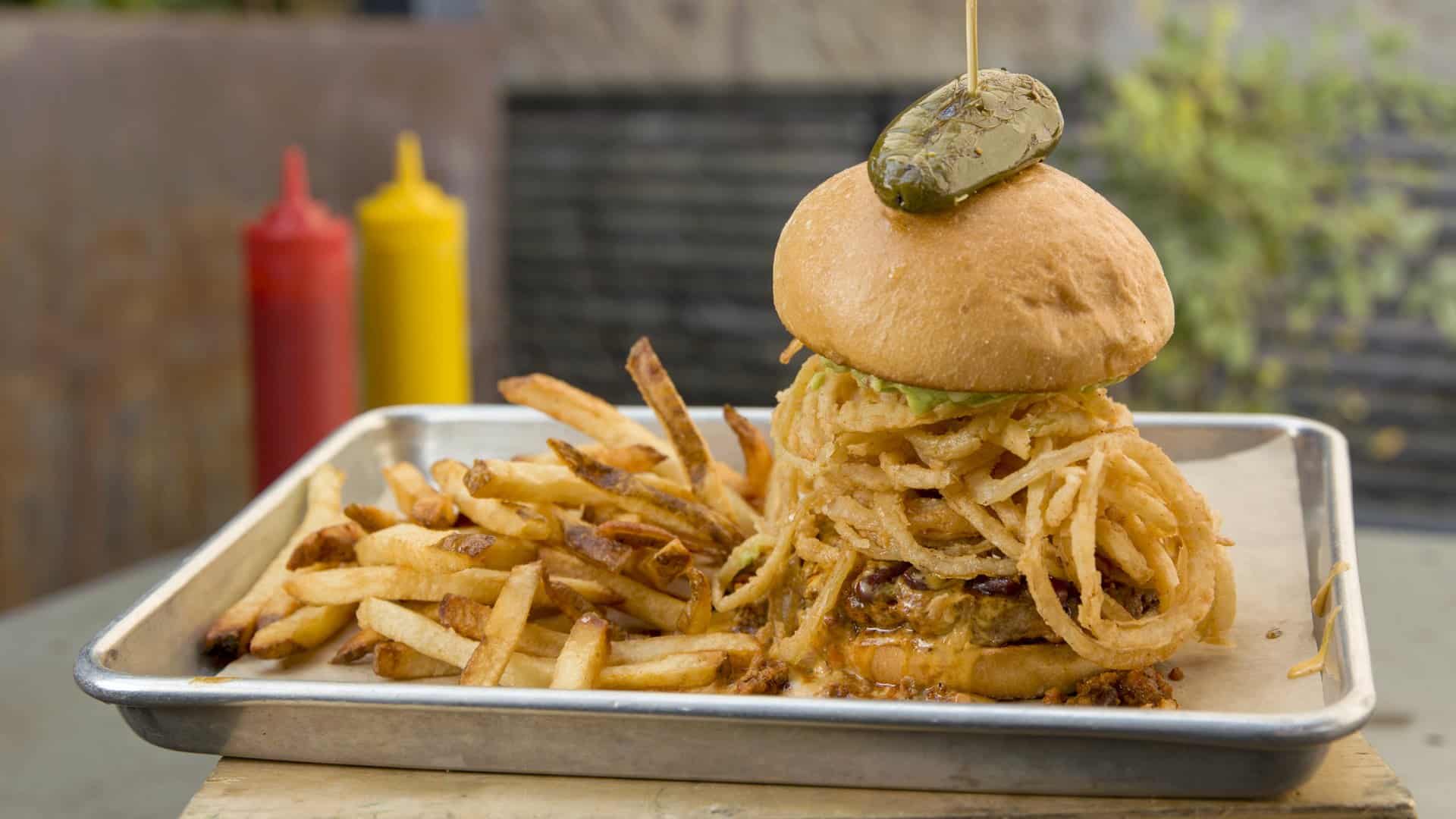 Sky High Stackers at Fredericksburg's Burger Burger - Goodtaste with Tanji