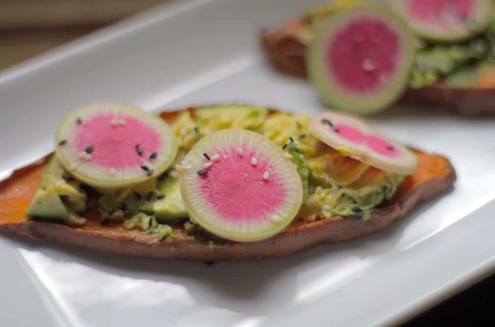 Ali Miller's Sweet Potato Avocado Toast - Goodtaste with Tanji