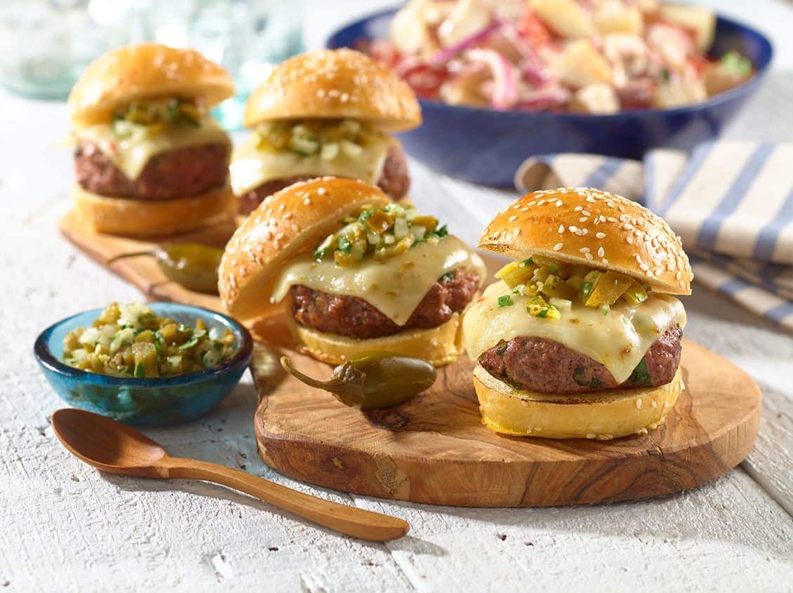Goya Latin Sliders with Jalapeño Relish - Goodtaste with Tanji