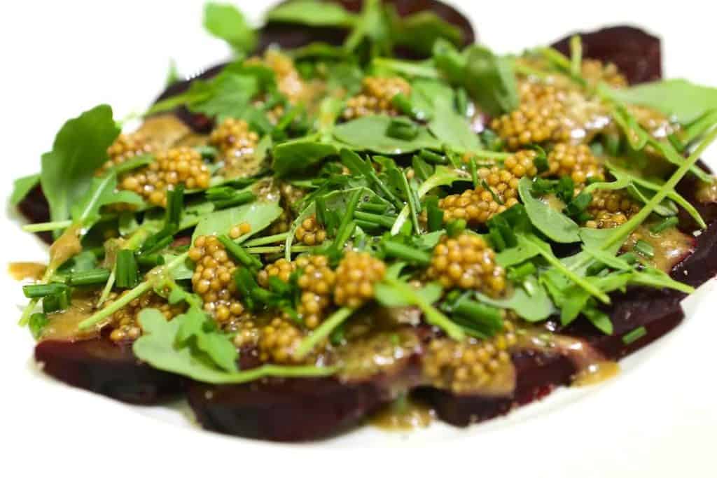 Beet Carpaccio with Taste Elevated Sweet-n-Tangy Mustard Seeds ...