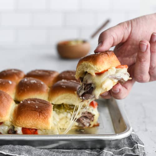 Baked Italian Beef Sliders - Goodtaste with Tanji