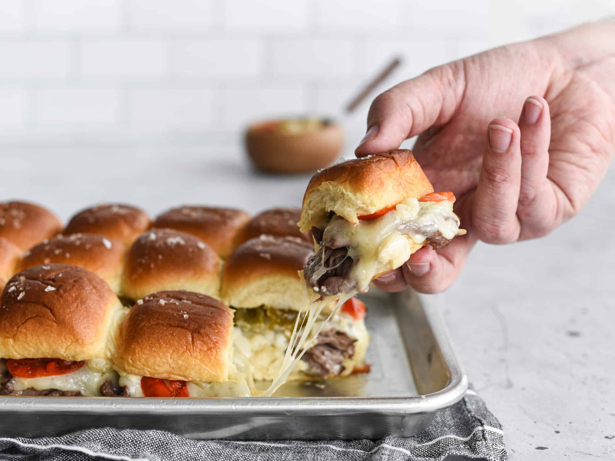 Baked Italian Beef Sliders - Goodtaste with Tanji