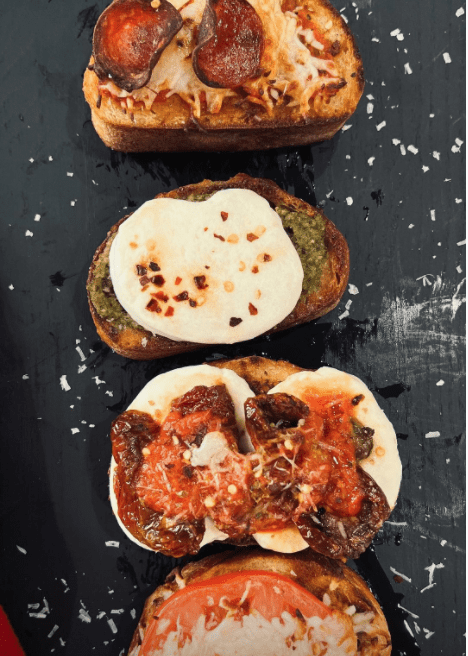 Burrata Pizza Toast - Goodtaste with Tanji