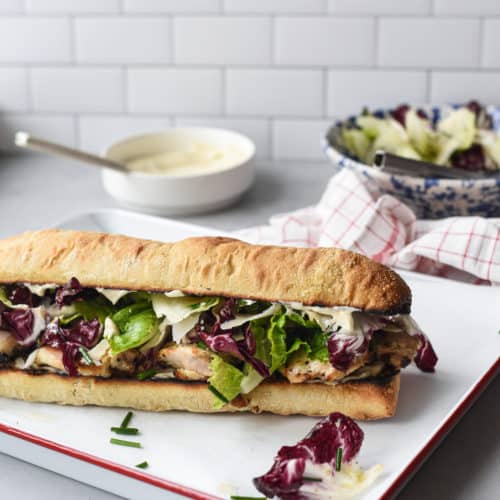 Grilled Chicken Caesar Sandwich - Goodtaste with Tanji