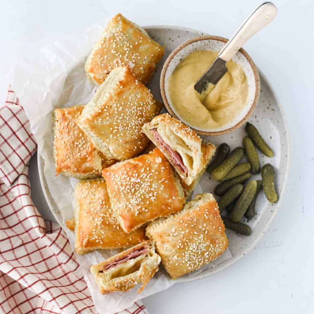 Ham-and-Cheese Puff Pastries - Goodtaste with Tanji