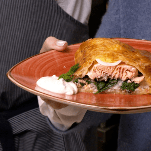 Sysco Kitchen’s Salmon Coulibiac with Lemon-Dill Aioli - Goodtaste with ...