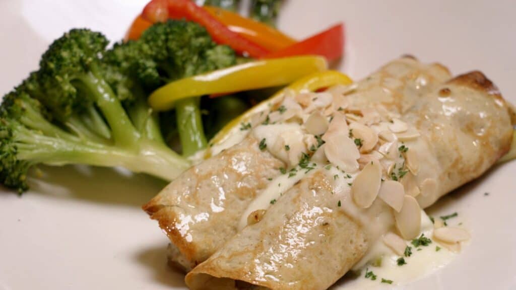 Roasted Chicken Crepes from Brookwood Café - Goodtaste with Tanji