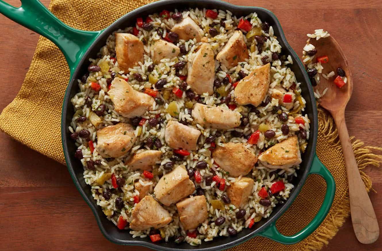 One Pan Cilantro Chicken and Rice from Goya - Goodtaste with Tanji